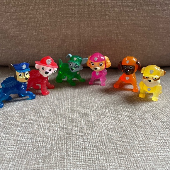 Paw Patrol | Toys | Paw Patrol Action Figures Set Blue Red Green Pink ...